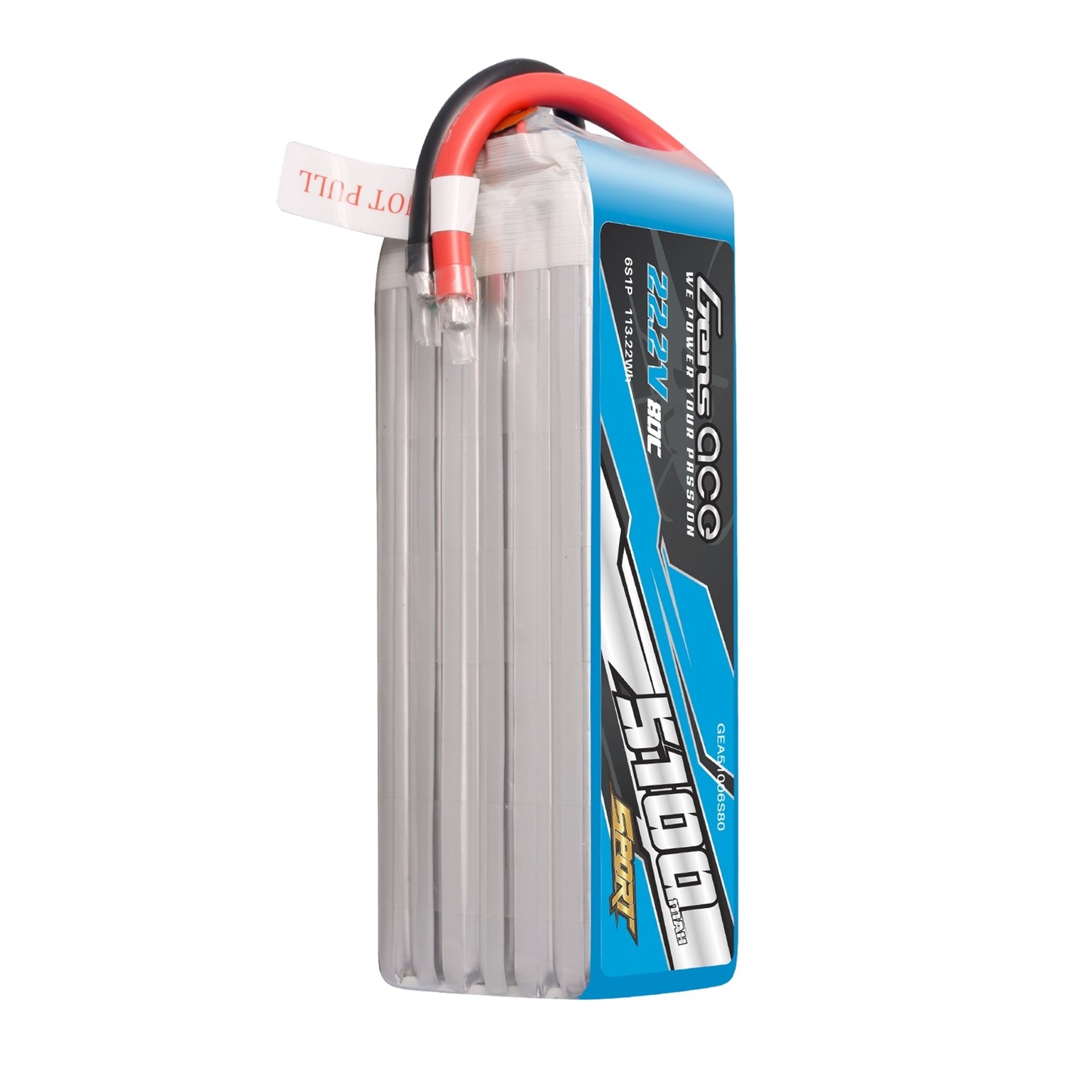 6s 5100mAh - 80C - Gens Ace Sport